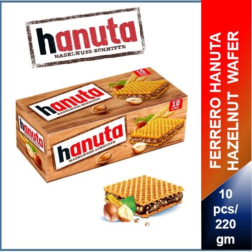 Hanuta Wafer / Mini Wafer – Chocolate & Hazelnut Filling 220g | Lazada Singapore