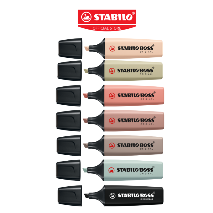 STABILO Boss Nature Color สีใหม่ ด้ามเดี่ยว | Lazada.co.th