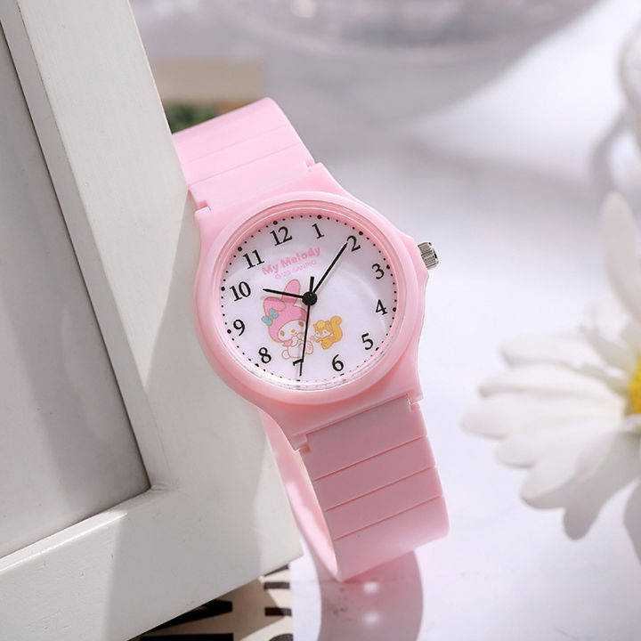 Kegllect Kids Quartz Watch Sanrio Simple Cartoon Kuromi Pochacco ...
