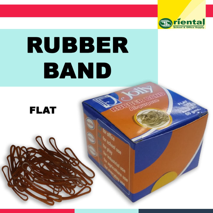 Jolly Ultimate SMALL Flat Rubber Band - Rubber Bands 50 gram - Sold per ...