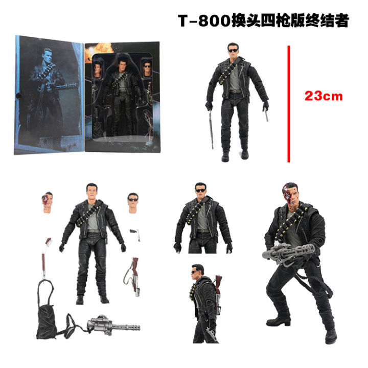 Toystoreshop NEW 7inch 18cm NECA The Terminator 2 T-800 Cyberdyne ...