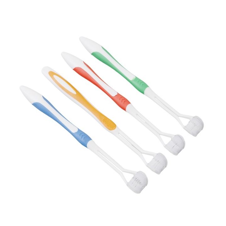 Specialty 3-Sided Toothbrush for Special Needs Easier Oral Cleaner Gum ...