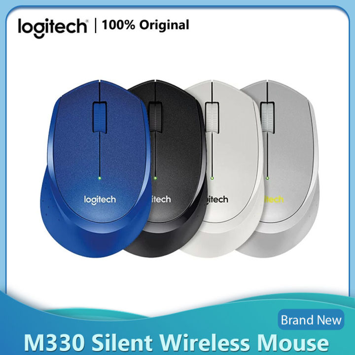 Logitech M330 SILENT PLUS Wireless Mouse 2.4GHz With USB Nano Receiver ...