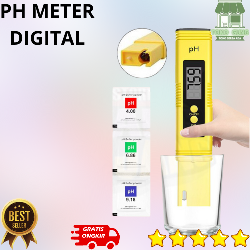 PH Meter PH Digital Tester PH Ukur Alat Pengukur Keasaman Cairan Air ...