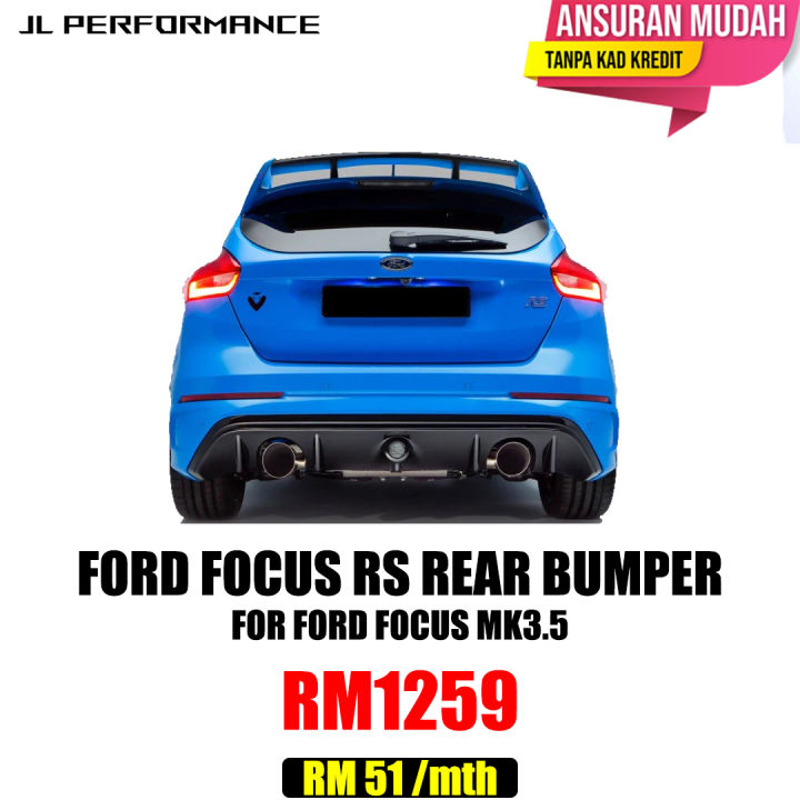 Ford Focus RS Rear Bumper - Ford Focus MK3.5 | Lazada
