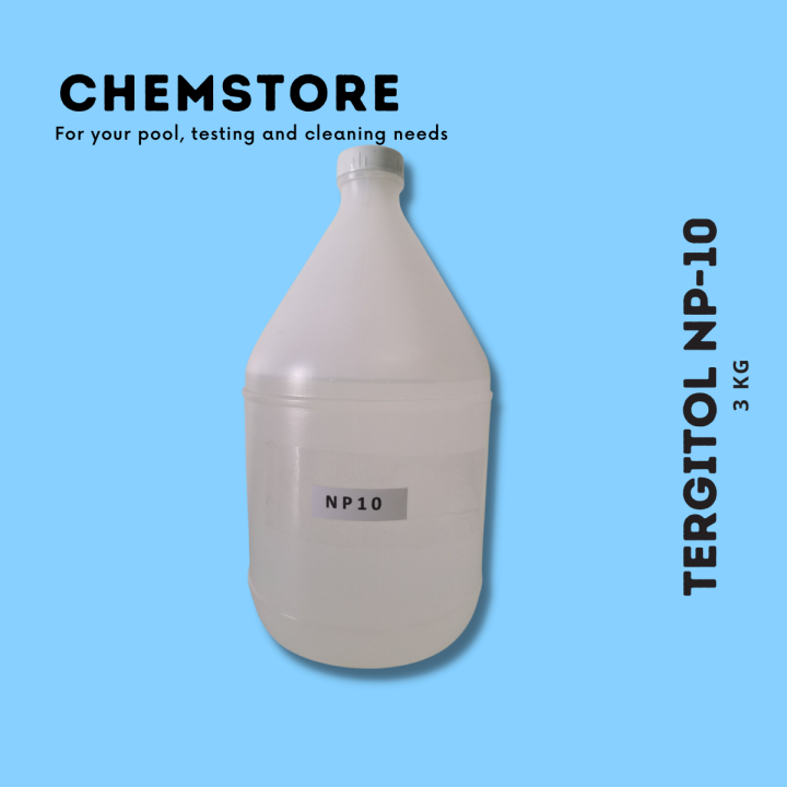 3 KILOS NP10 Tergitol Nonionic Surfactant For Cleaners, Degreasers 3kg ...