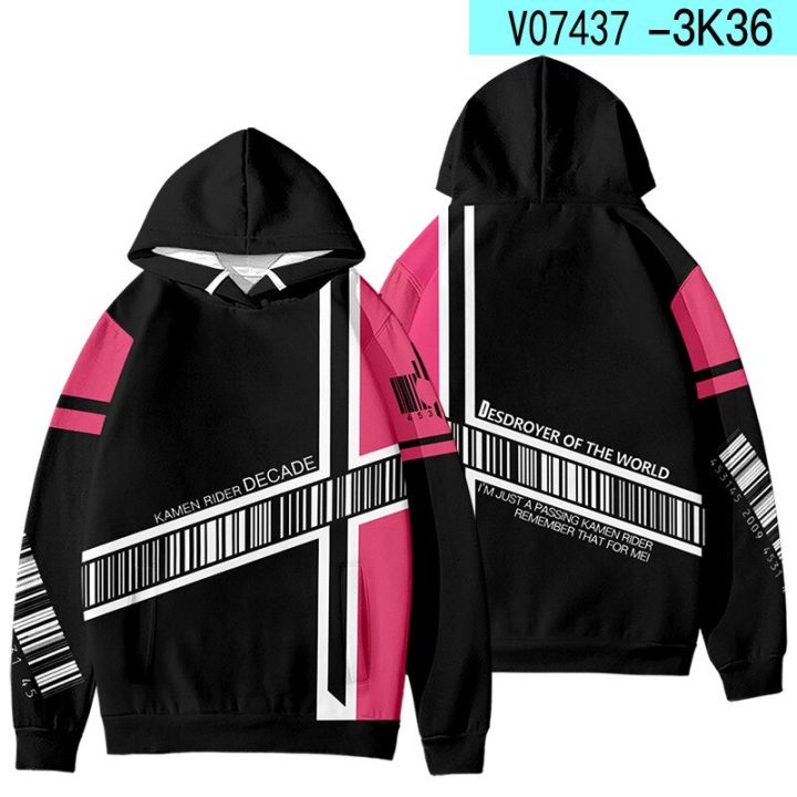 Anime Kamen Rider Cosplay Costume 3D Print Jacket Hoodie Sweatshirt ...