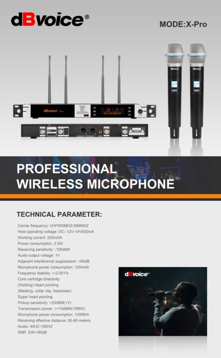 MIC WIRELESS DBVOICE X PRO / XPRO | Lazada Indonesia