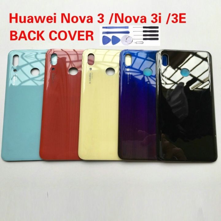 For Huawei Nova 3 /Nova 3i /3E Original Back Glass Cover Rear Door ...
