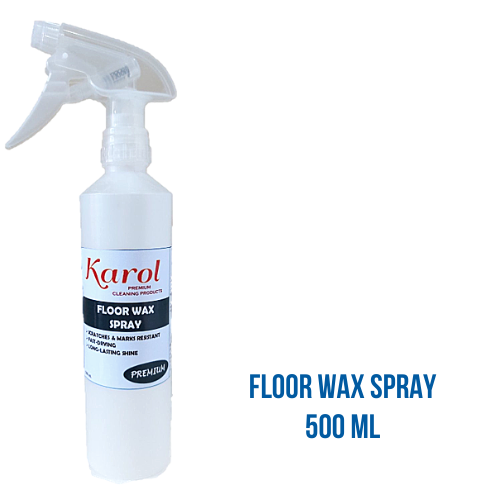 KAROL Floor Wax Spray 500 mL Premium (Spray Buff, Tiles Vinyl Linoleum ...