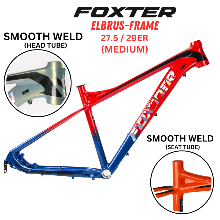 BIKE FRAME - Aluminum Alloy Mountain Bike FOXTER ELBRUS Frame 27.5 ...