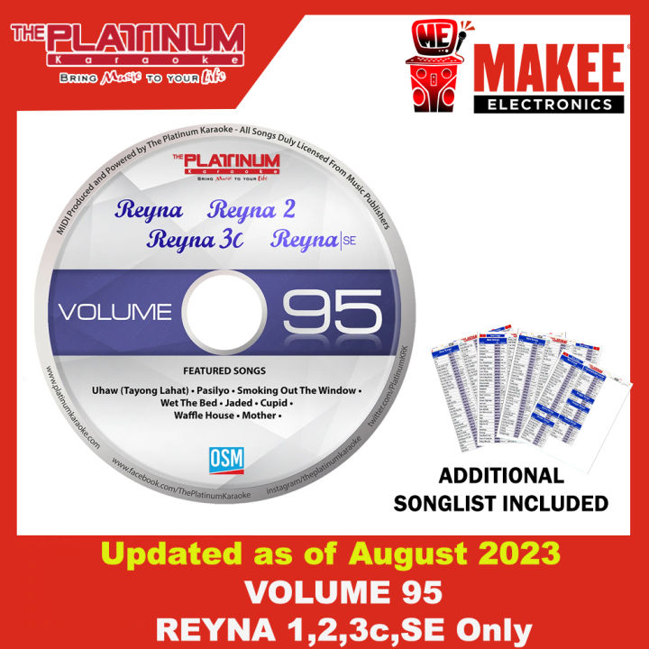 Platinum Reyna 1/2/3c/SE Volume 95 Updated CD (August 2023) | Lazada PH