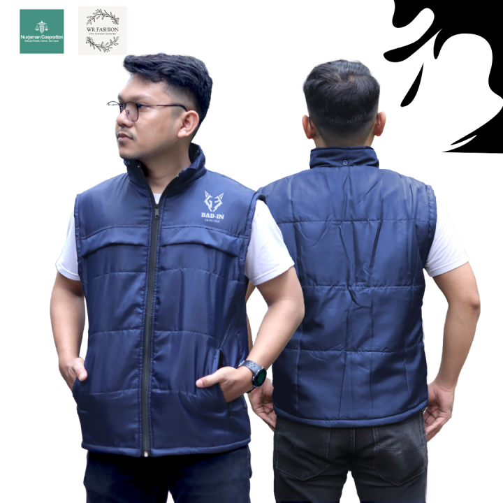 vest cowok terlaris / rompi outdoor / penutup dada kasual cocok untuk ...
