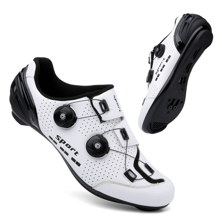 Cycling Shoes Mtb Carbon Men Speed Bicycle Sneaker Flat Self-Locking SPD Cleats Road Bike Shoes ...