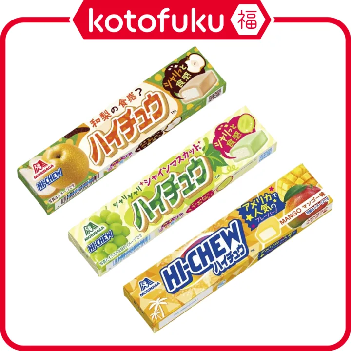 Morinaga Hi-Chew Candy - Asian Pear / Shine Muscat / Mango (12pcs) | Lazada