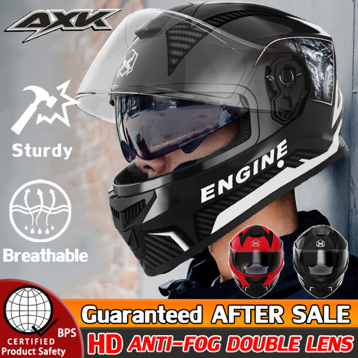 New for 2024 AXK Helmet Full Face Motorcycle With ICC Sticker Helmet Hd ...