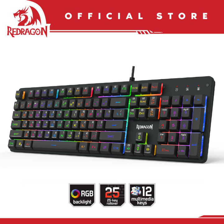 Redragon K514 RGB NAGATO Wired Gaming Keyboard | Lazada PH