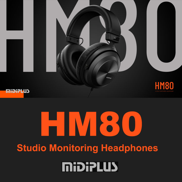 MIDIPLUS HM80 Studio Monitoring Headphones | Lazada PH