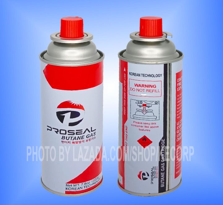 Korean Technology by Proseal Butane Gas Cartridge 220g | Lazada PH