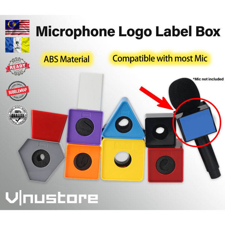 Mic Logo Label Box | Microphone Brand Accessories | Lazada