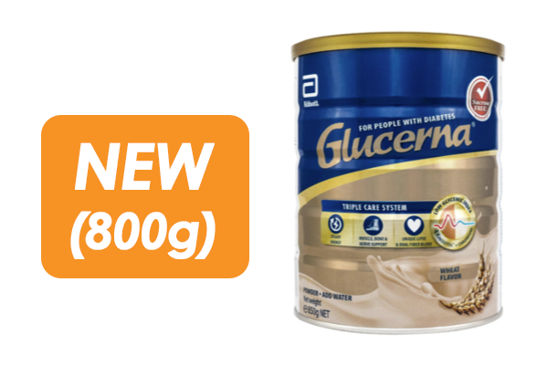 【Abbott】【mobileaid】Glucerna Triple Care Wheat Flavour 800g【LOCAL SG ...
