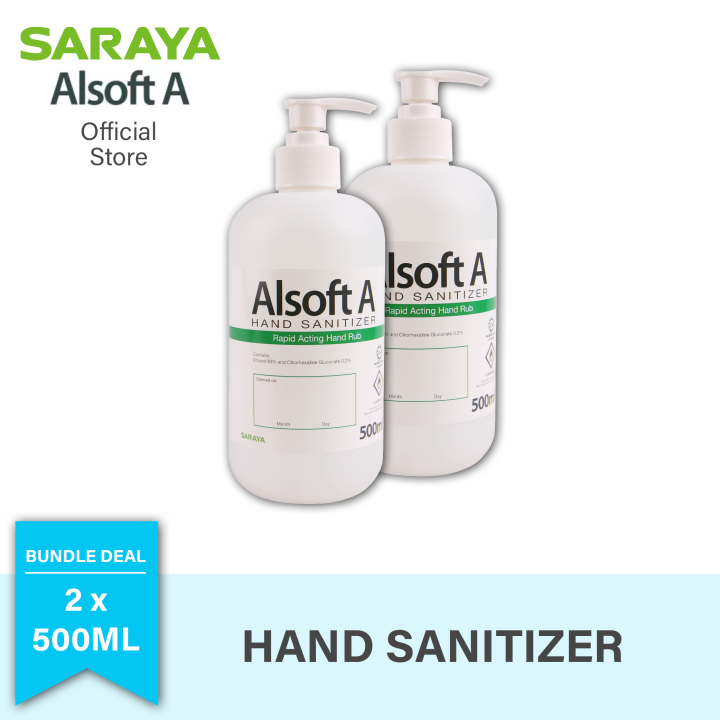 Alsoft A Hand Sanitizer (500ml) [BUNDLE OF 2] | Lazada