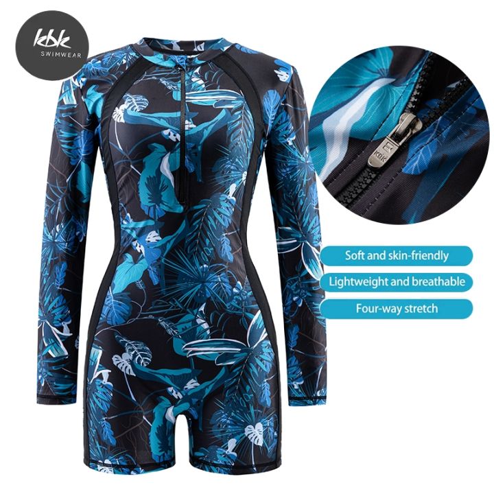 sway Rashguard one piece zipper swimsuit wear swimming beach swimwear ...