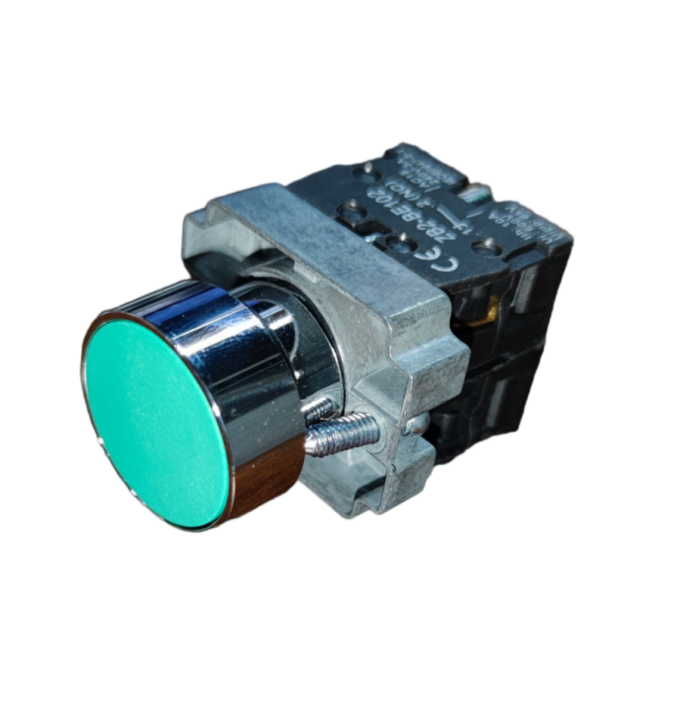 Push Button Switch 22mm with Metal Head 1NO/1NC 220V 5A ( Grippes ...