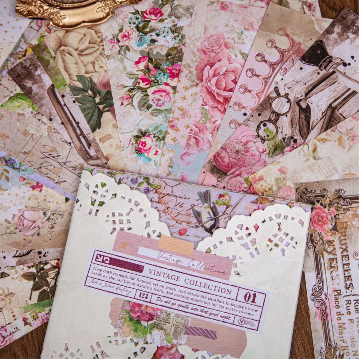 Retro Story Vintage collection Background paper materials Texture ...