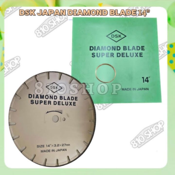DSK Japan Diamond Blade 14 inches cutting disc 4 inches For Concrete ...