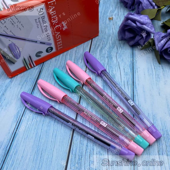 Original FABER-CASTELL #1419 Ballpen 0.5mm 5pcs per set | Lazada PH