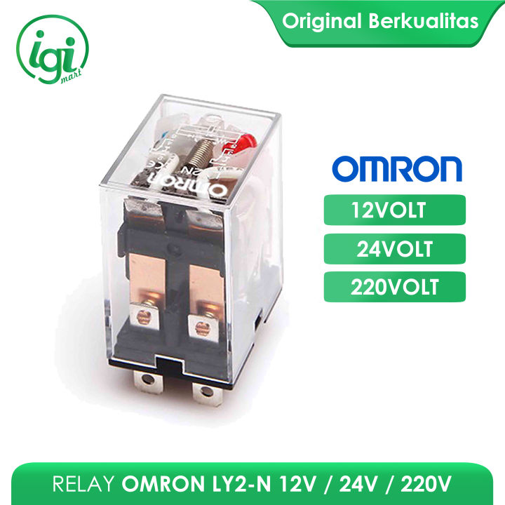 RELAY LY2 12V OMRON / RELAY LY2N 24V OMR / RELAY LY2-N 220V 8 PIN | Lazada Indonesia