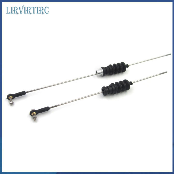 RC Boat Push Rod Kit Include M2 M3 Rod End + Rubber Bellows Seals + 2mm ...