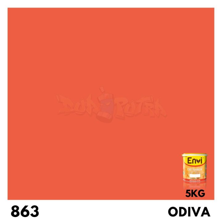 Cat Tembok Eksterior dan Interior Envi Galon 5 Kg / INDACO | Lazada ...
