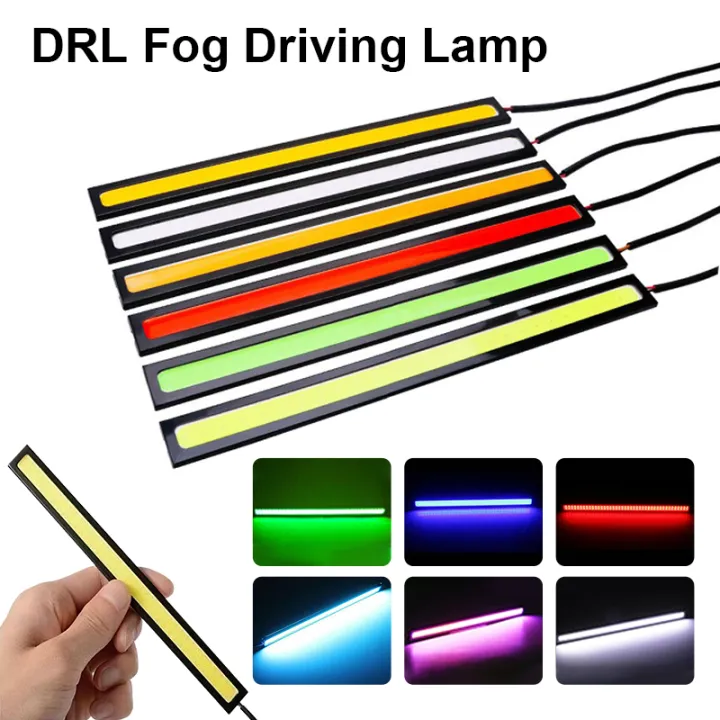 1PC 17cm COB Daytime Running Light Waterproof 12V External Car LED ...