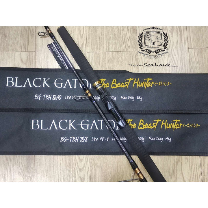 TEAM SEAHAWK BLACK GATOR POPPING FISHING ROD | Lazada