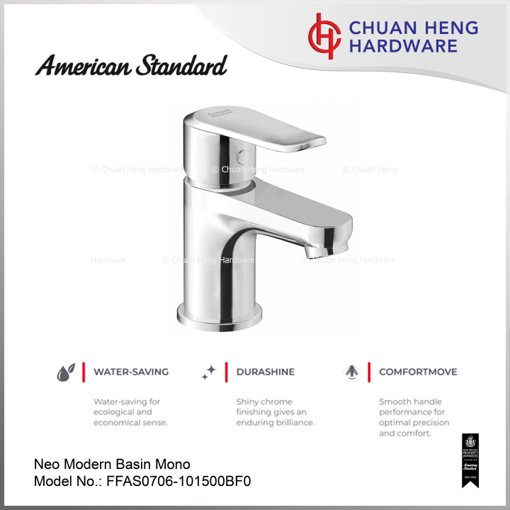 American Standard FFAS0706-101500BF0 Neo Modern Basin Tap | Lazada ...
