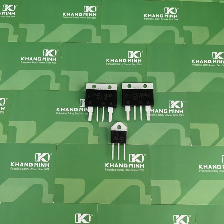 Triac BTA100 - 100A BTA41 - 41A dùng cho mạch timer D.I.Y máy hàn cell ...