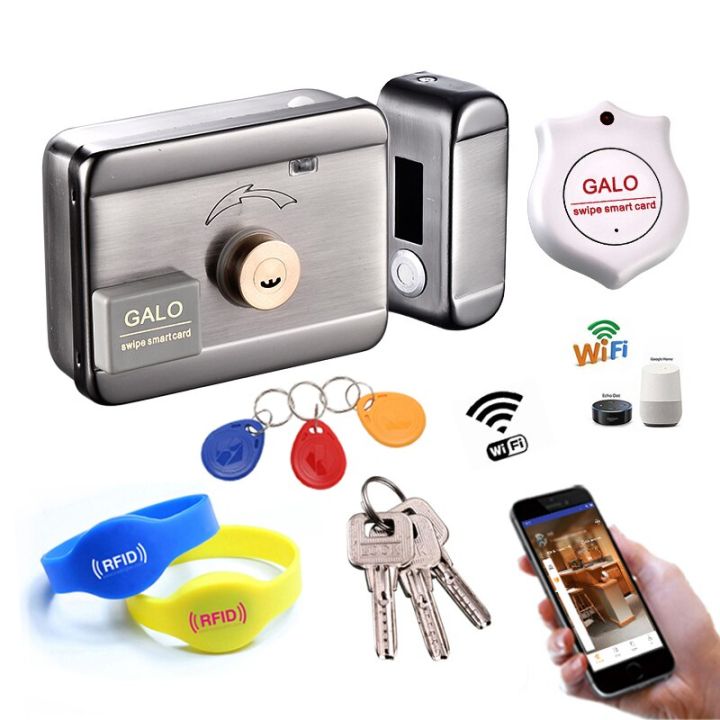 Wifi Control Electric Lock Gate Lock Access Control System Electronic ...