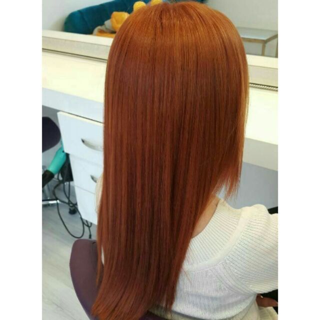 8.43 light copper blond100ml bremod hair colorant set w/ 100ml oxidizer ...