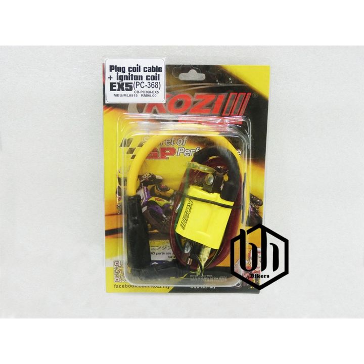 IGNITION COIL PLUG COIL BODY COIL HONDA EX5 + CABLE 100% ORIGINAL KOZI ...