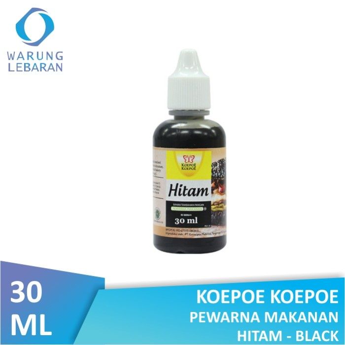 Koepoe Koepoe Pewarna Makanan Hitam 30 ml - Food Colouring | Lazada ...