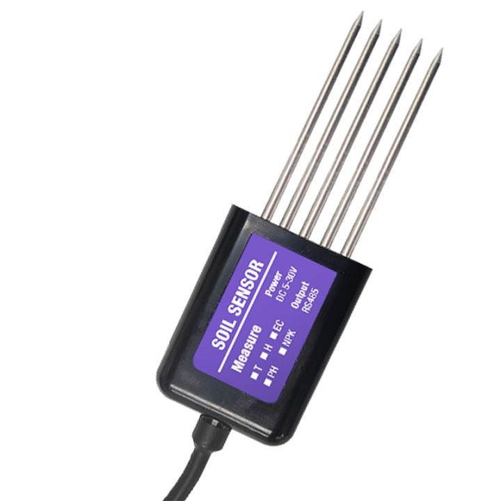 【Exclusive Offer】 Rs485 Modbus Soil Sensor 7 In 1 Measure Soil Moisture ...