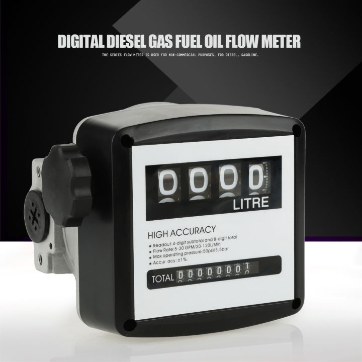 Digital Stream Meter for Diesel Gas Fuel Oil 1 Percent High Accuracy ...