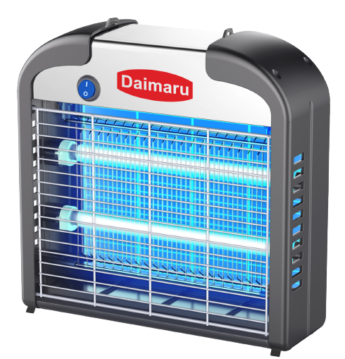 Daimaru 2x6w White + 2x6w Black Insect Killer Black | Mosquito Killer ...