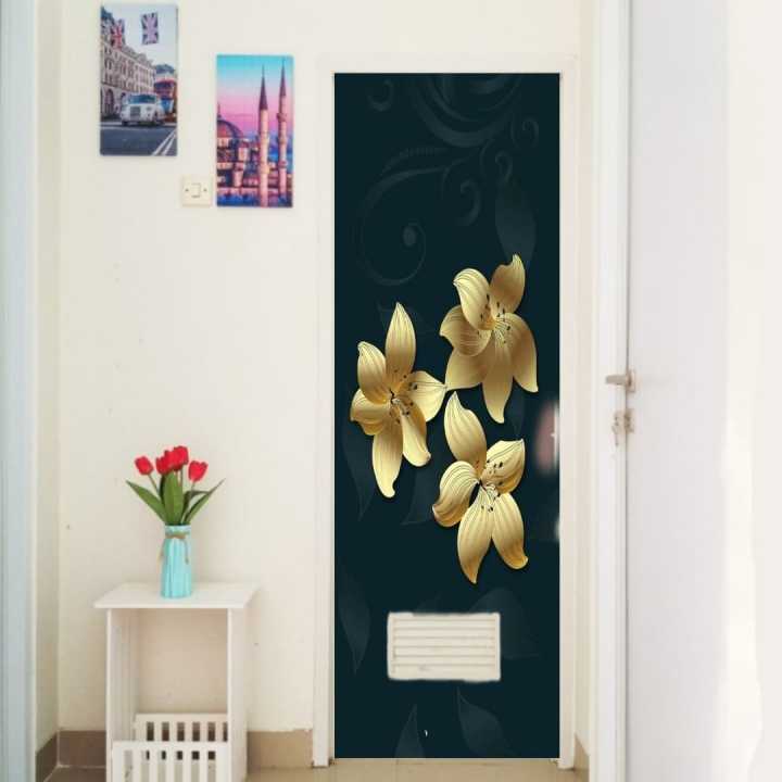 Stiker Pintu Kamar Mandi - Stiker Dekorasi Rumah Toilet - Ukuran Stiker ...
