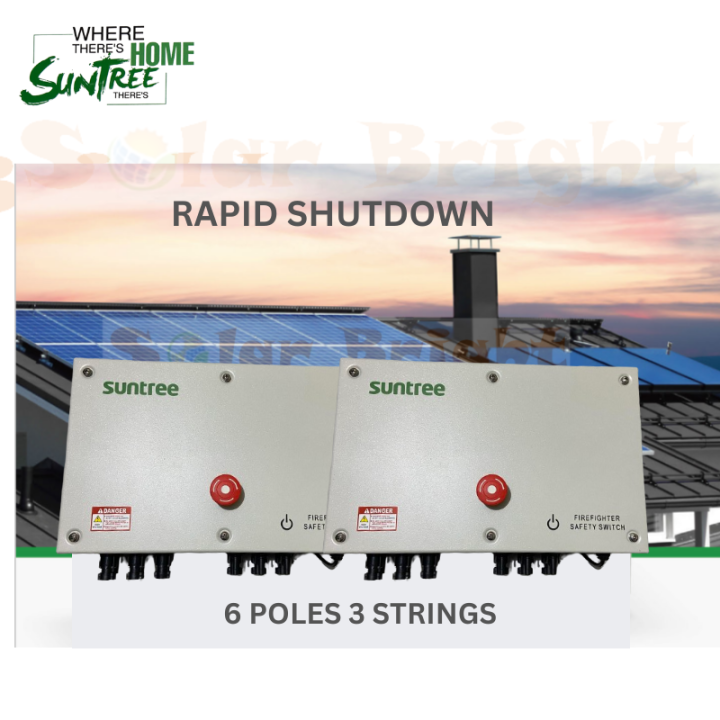 Suntree Rapid Shutdown RSD Solar PV Power 2 4 6 8 10 12 Pole 1 2 3 4 5 ...