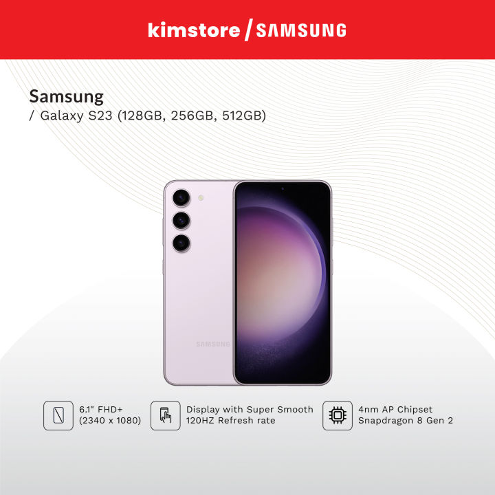 Samsung Galaxy S23 (S9110) 128GB | 256GB (HK / TW) | Lazada PH
