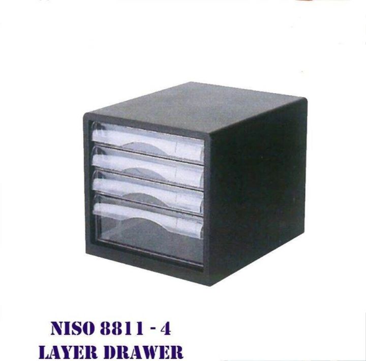Niso Document Drawer for A4 Paper Laci Dokumen File Filing (4Tier / 5 ...