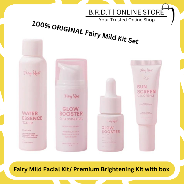 FairySkin Mild Facial Kit Mildkit Set Fairy Skin Mild Skincare Set ...